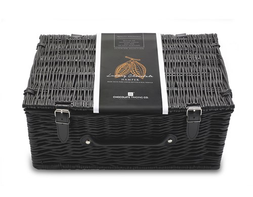 Empty Large Wicker Chocolate Gift Hamper To Fill - Chocolate Trading Co