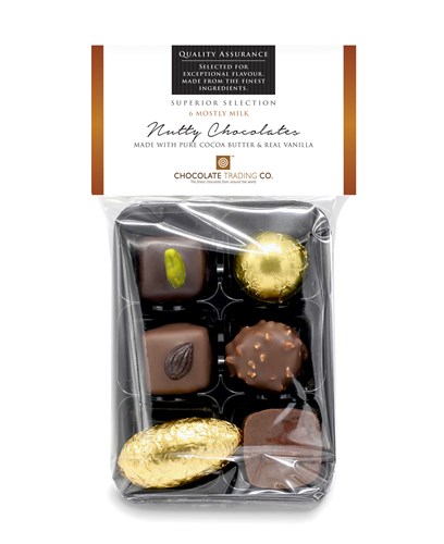 Superior Selection, 6 Nutty Chocolate Gift Pack - Chocolate Trading Co