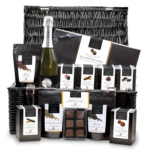 Grand Superior Chocolate Large Wicker Gift Hamper - Chocolate Trading Co