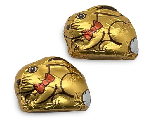 Mini Gold Easter Bunnies - Chocolate Trading Co
