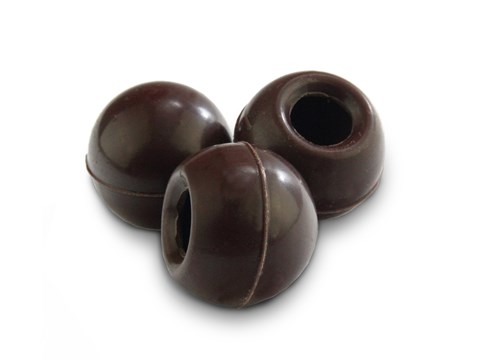 Buy dark chocolate truffle shells for making chocolate truffles