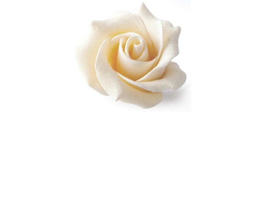 White chocolate roses for decorating wedding & celebration cakes, at ...