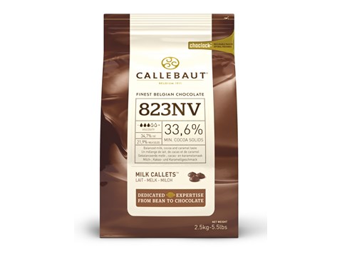 Callebaut milk chocolate chips (callets) - Chocolate Trading Co
