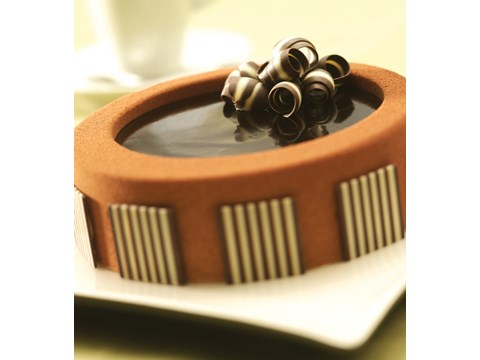 Duo chocolate panel decorations - Chocolate Trading Co