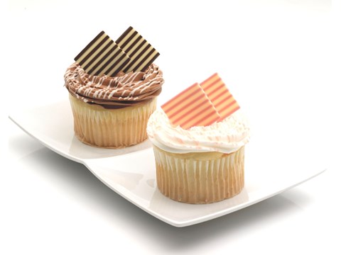 Duo chocolate panel decorations - Chocolate Trading Co