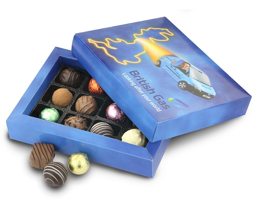Branded chocolate boxes - Chocolate Trading Co