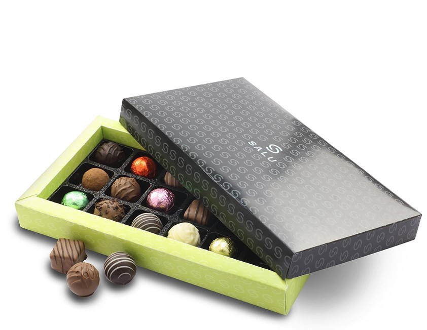 Branded chocolate boxes - Chocolate Trading Co