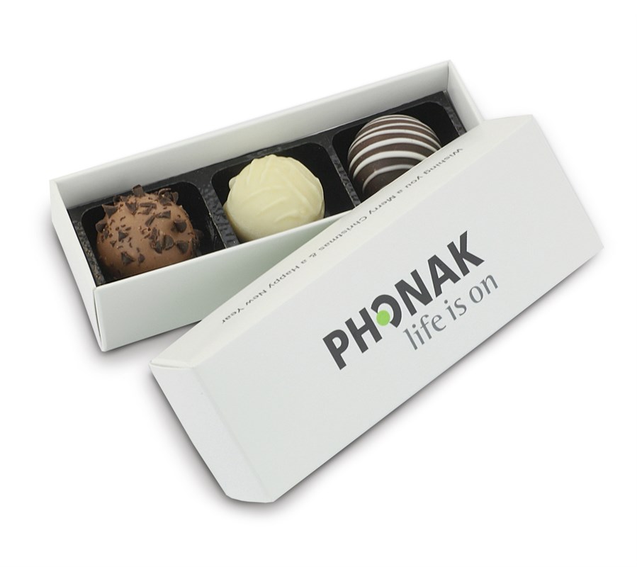 Branded 3 Chocolate Box - Chocolate Trading Co