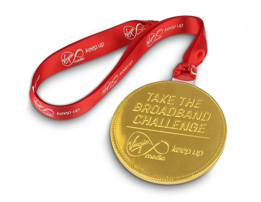 Branded chocolate medals UK - Chocolate Trading Co