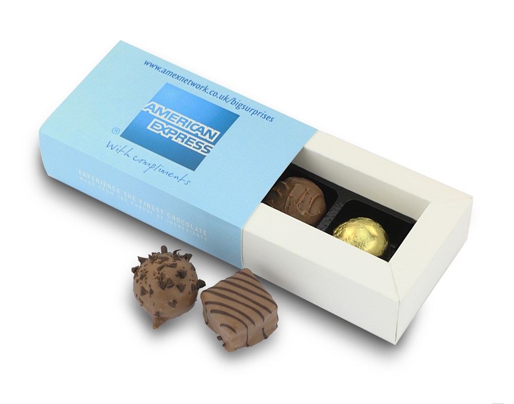 Branded 2 Chocolate Box (Printed Sleeve) - Chocolate Trading Co