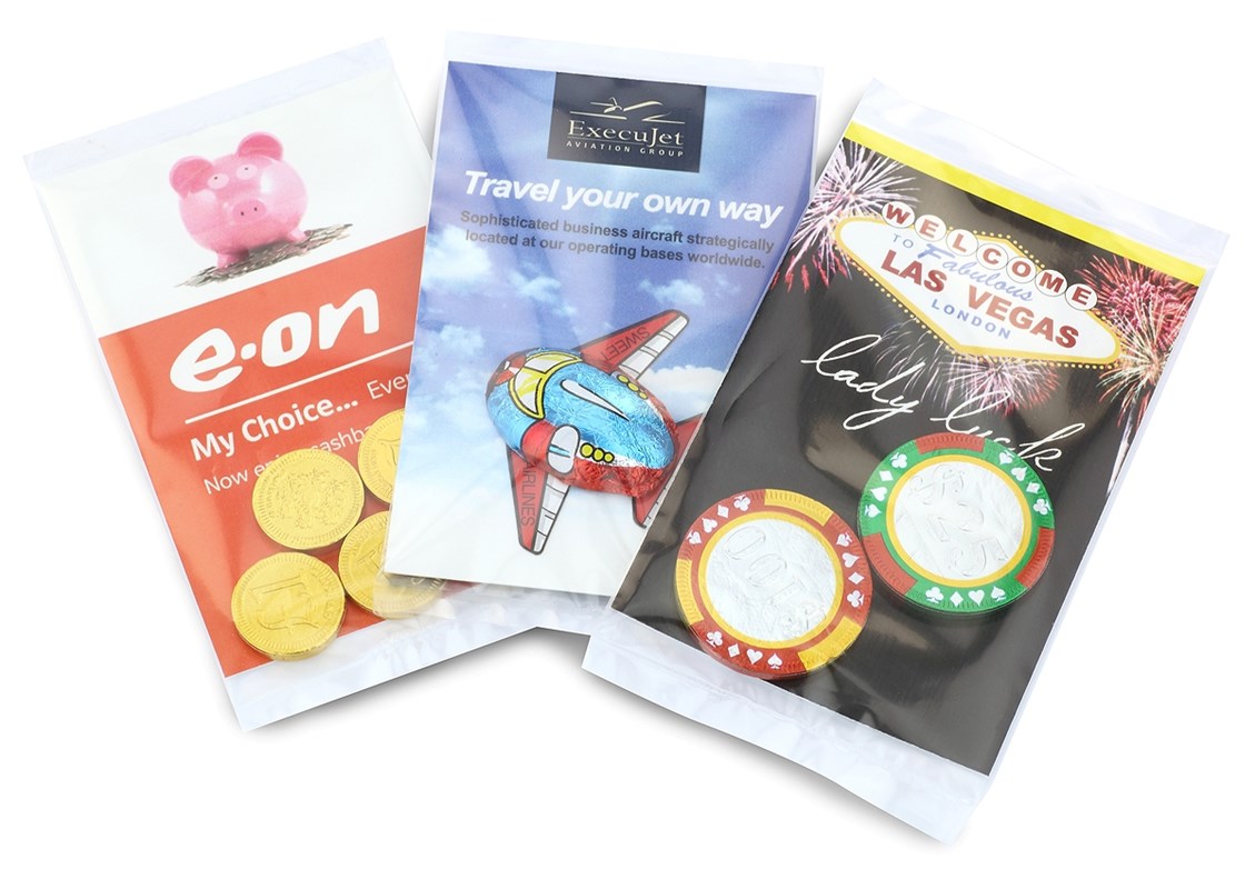 Promotional chocolate packs - Chocolate Trading Co