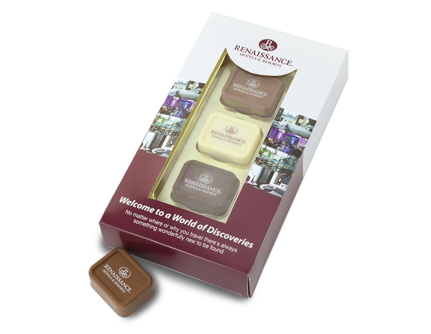 Printed chocolates - Chocolate Trading Co