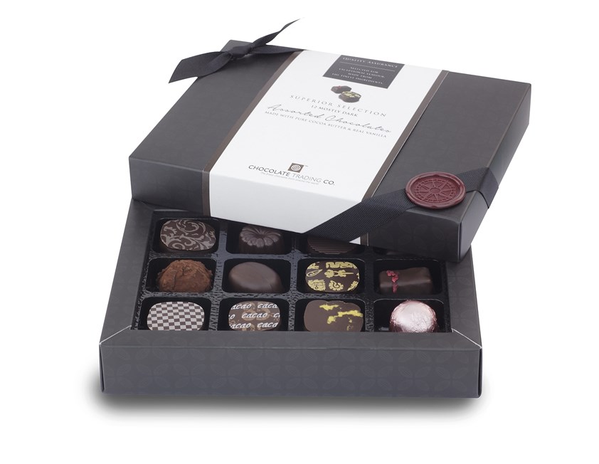 Buy dark chocolate gift boxes online for UK delivery by post ...