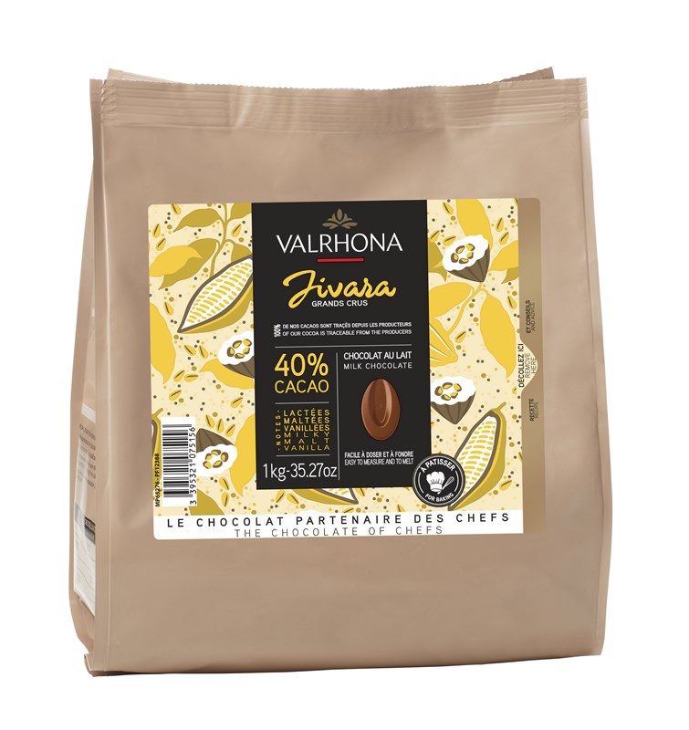 Valrhona, Jivara Lactee, milk chocolate chips