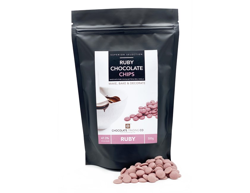 Buy ruby chocolate couverture online UK - Chocolate Trading Co