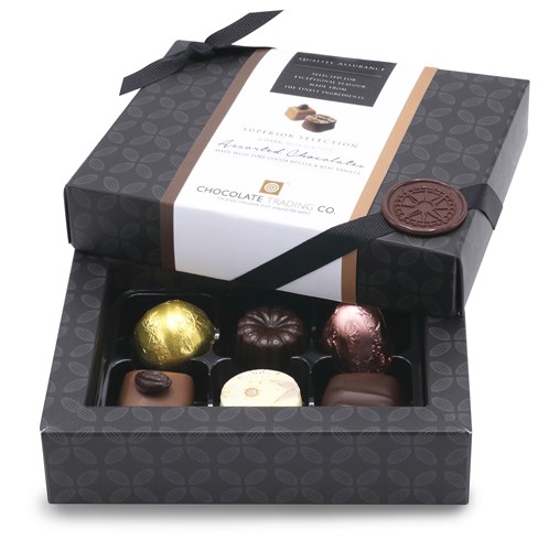 Superior Selection, 6 Assorted Chocolate Gift Box - Chocolate Trading Co