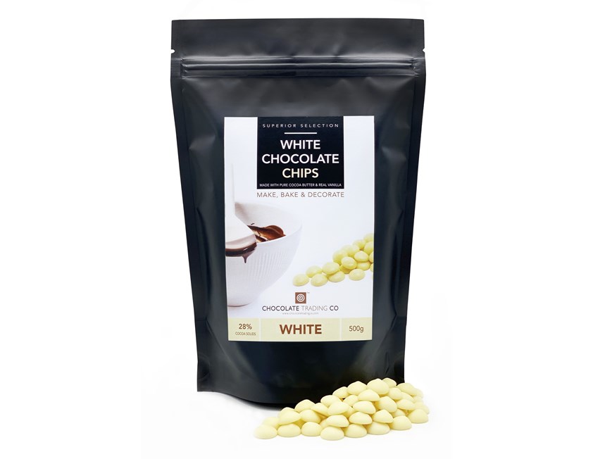 Buy white chocolate couverture online UK - Chocolate Trading Co