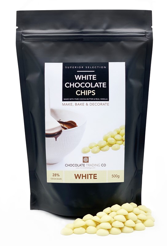 White Chocolate Chips - Chocolate Trading Co